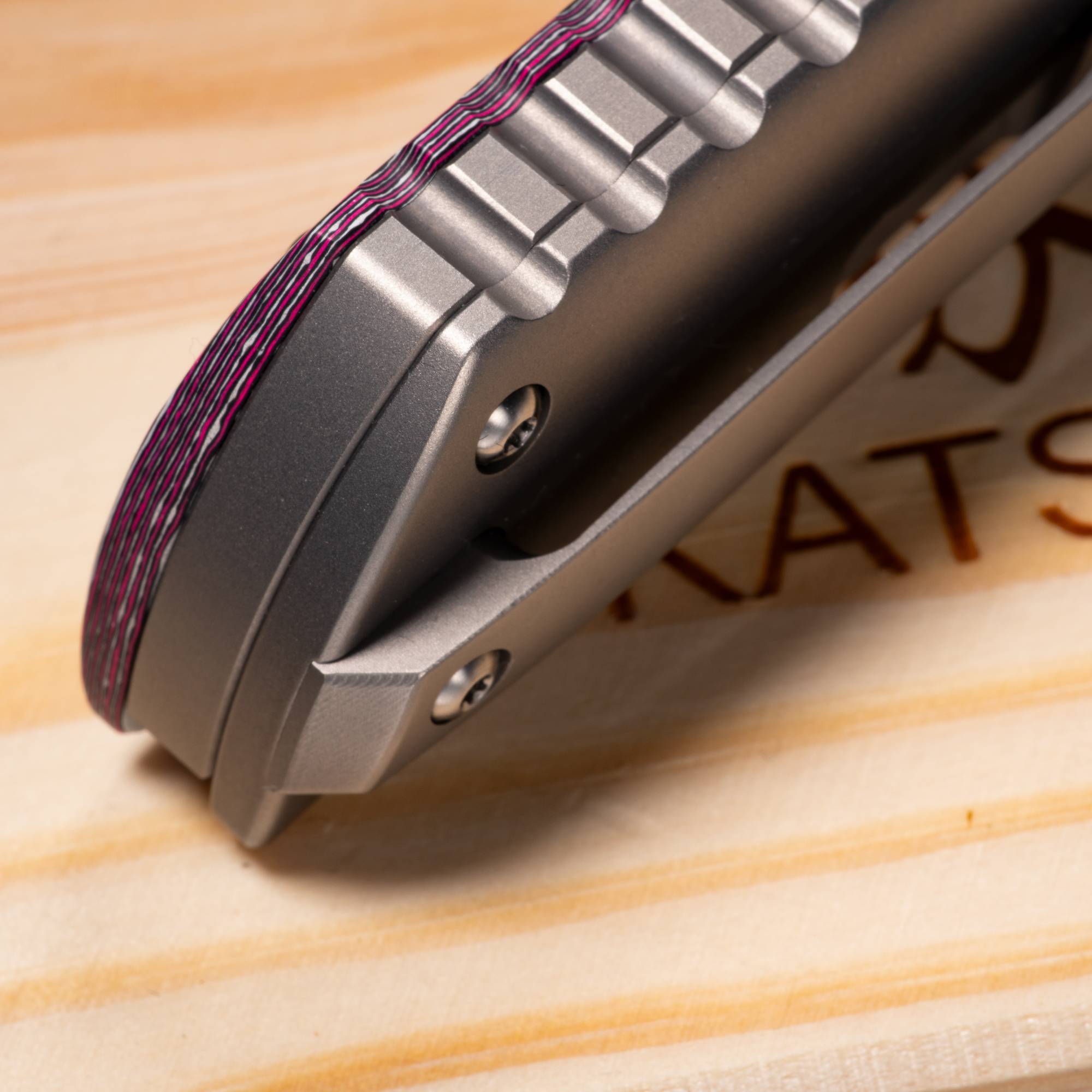KATSU ZK03, 17 Layers ZDP-189 Super Steel Convex Grind Blade, Carbon F ...