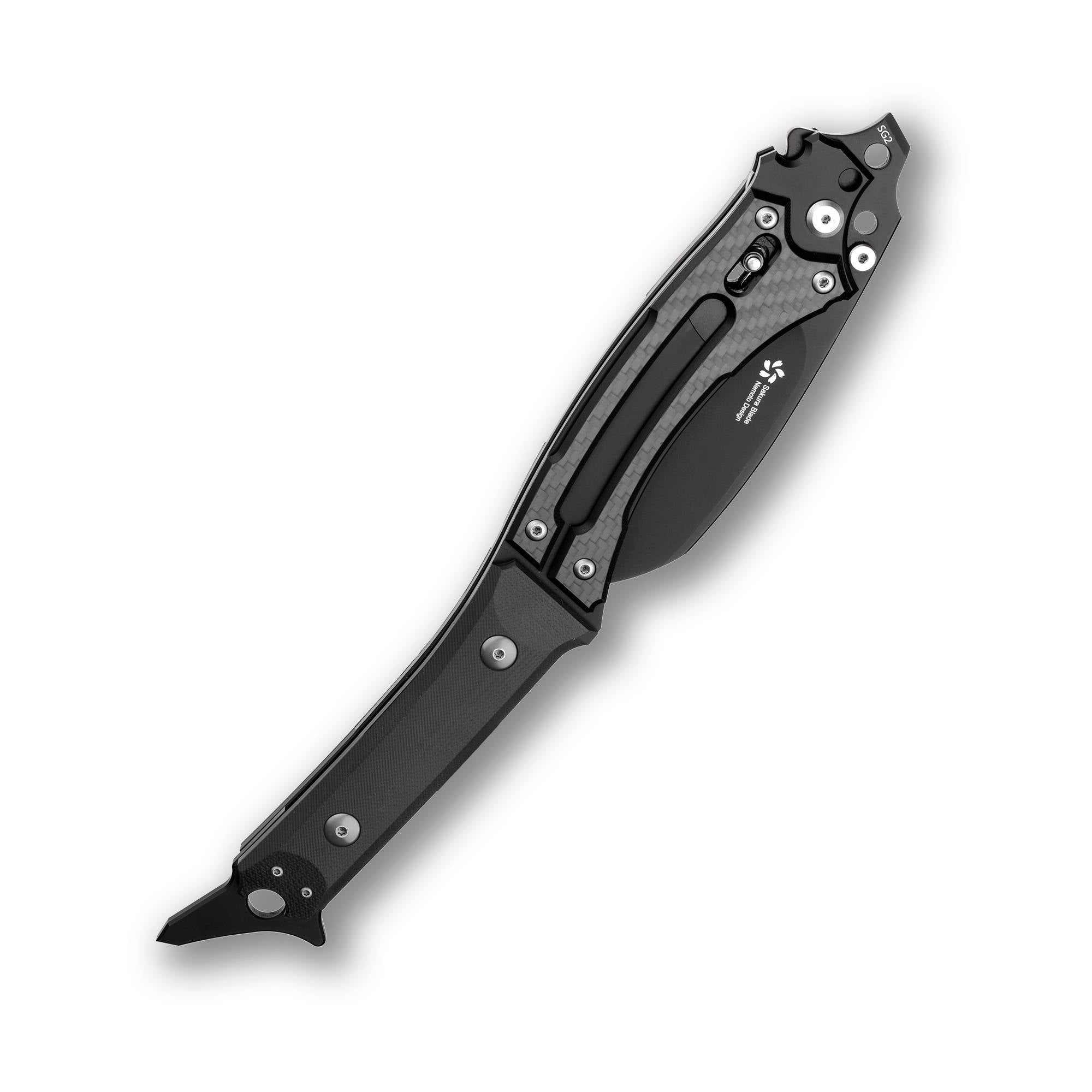 KATSU FS01, Axis Lock Folding Battle Kama/Sickle, Titanium Alloy Main ...