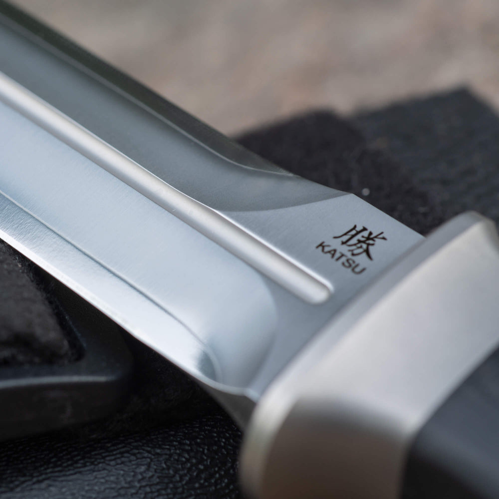 KATSU FB04, SLD-MAGIC Steel Small Fixed Blade Knife, Kydex Sheath, Sak ...