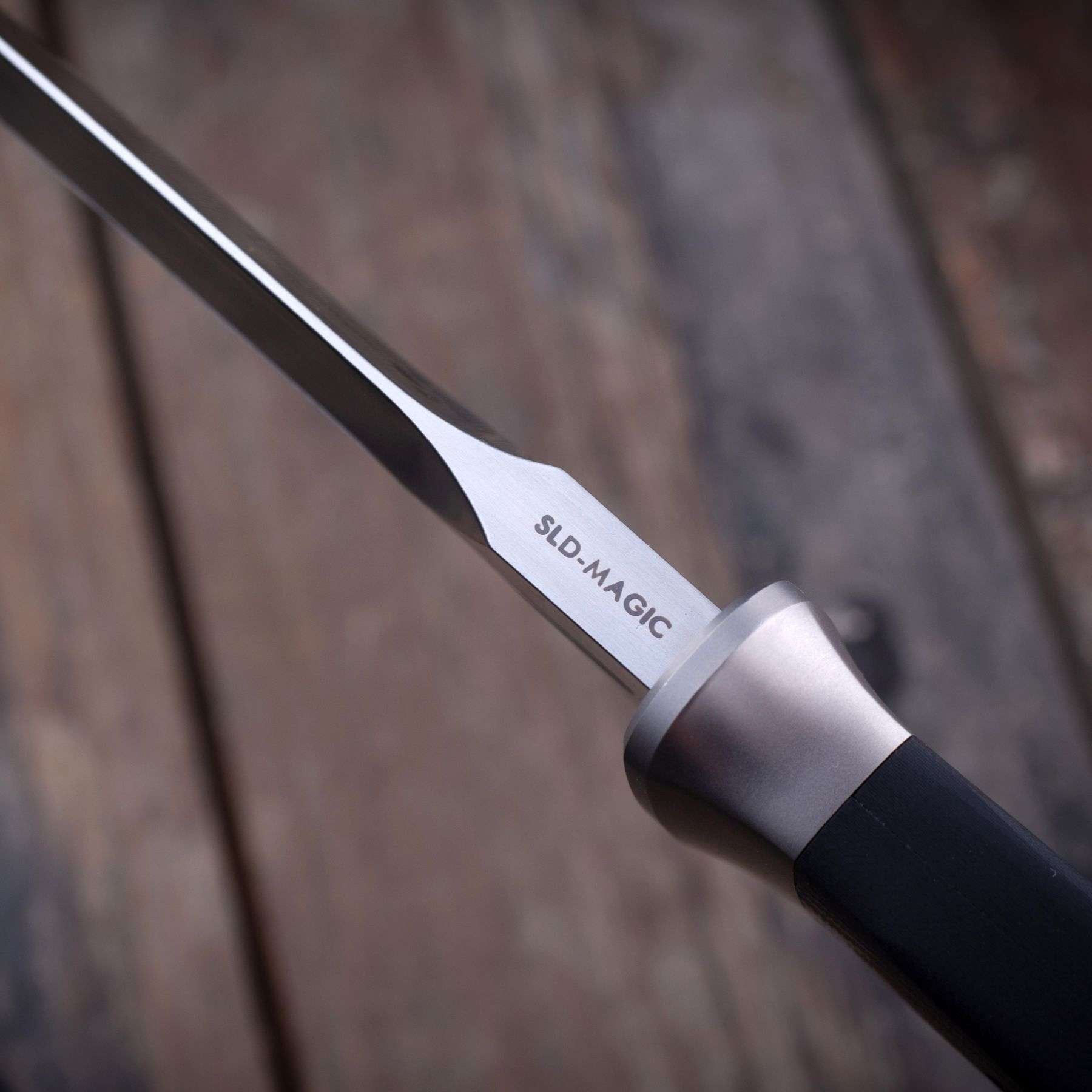 KATSU FB02, SLD-MAGIC Steel short sword, Kydex Sheath, Sakura Blade Ne ...