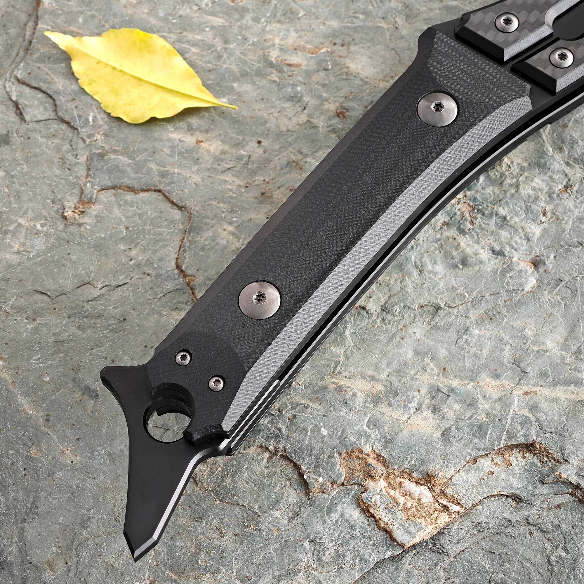 KATSU FS01, Axis Lock Folding Battle Kama/Sickle, Titanium Alloy Main ...