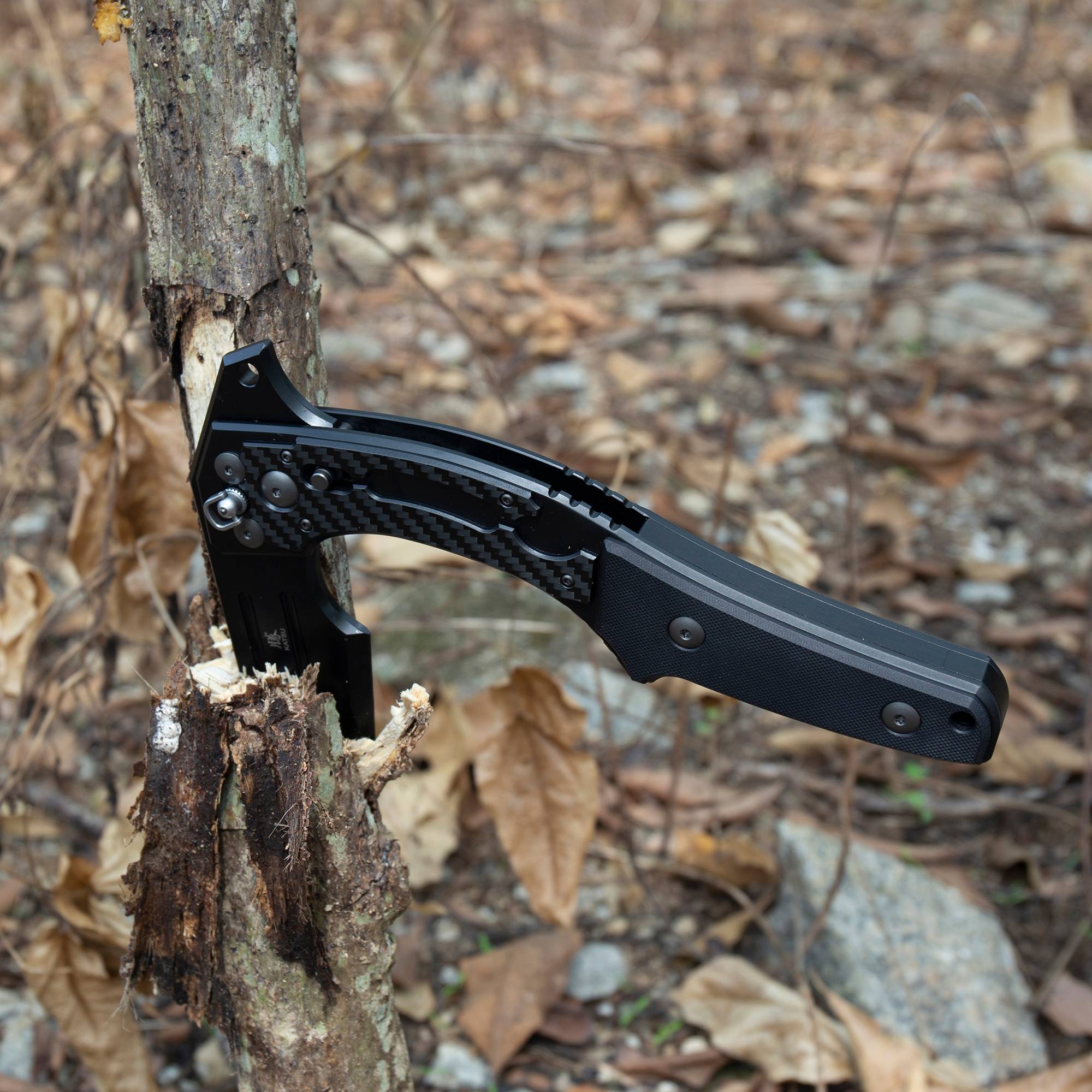 KATSU FA01, Axis Lock Folding Battle Axe, Sakura Blade Nemoto Design ...